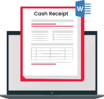 Cash Receipt Voucher Format in Word Free Download
