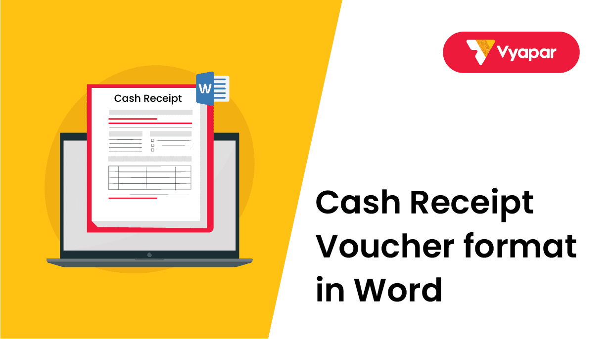 Cash Receipt Voucher Format in Word Free Download