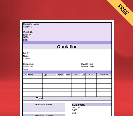 Solar System Quotation Format PDF Free Download