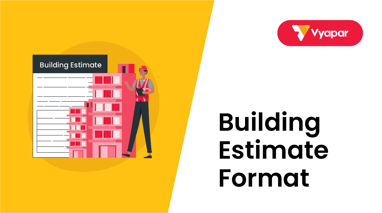 Building Estimate Format Free Download