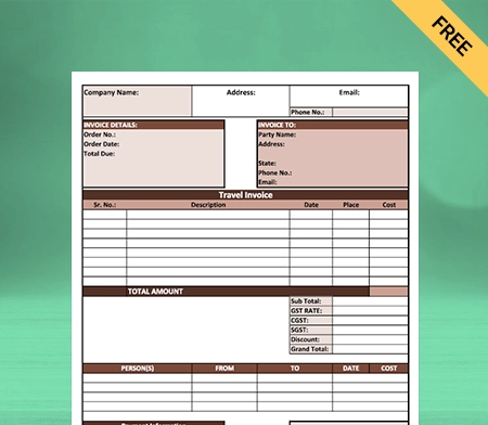 Travel Bill Format: Accurately Track Your Expenses in Min.