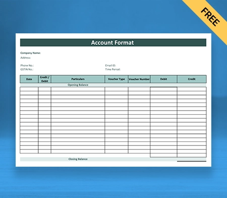 Account Format : Simplify Your Books