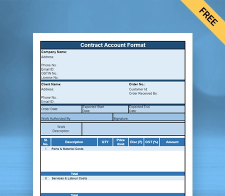 Contract Account Format : Ensure Accuracy