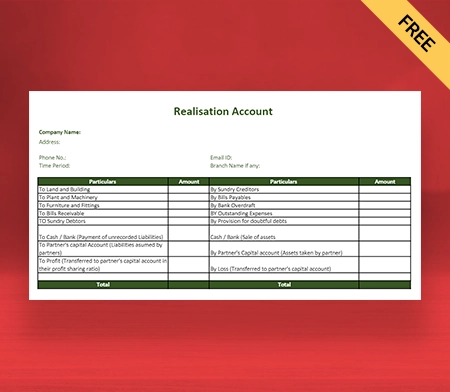 Realisation Account Format : The Path to Smooth Business