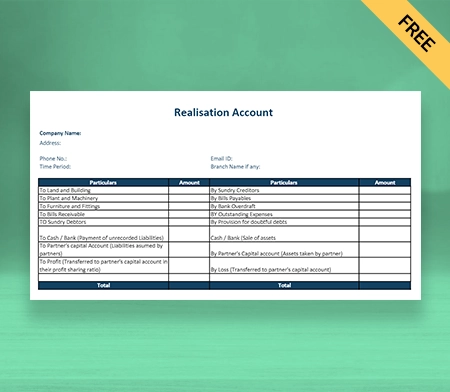 Realisation Account Format : The Path to Smooth Business