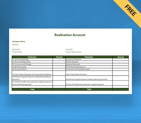 Realisation Account Format : The Path to Smooth Business