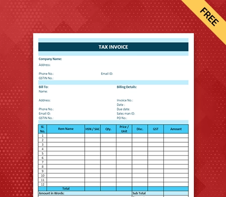 TCS Invoice Format Under GST : Key Points Unveiled