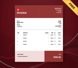 PDF Bill Format | Invoice Format PDF - Free Download