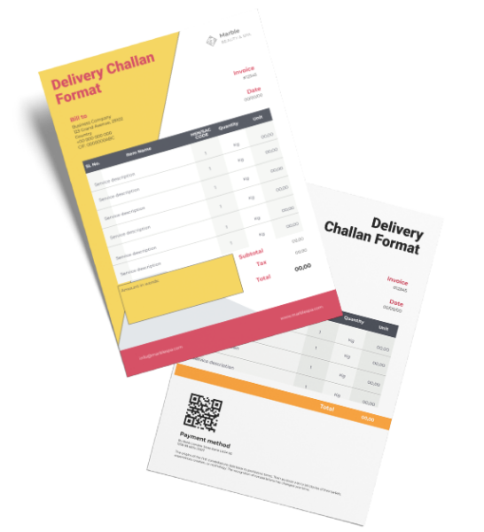 Delivery Challan Format Free Download