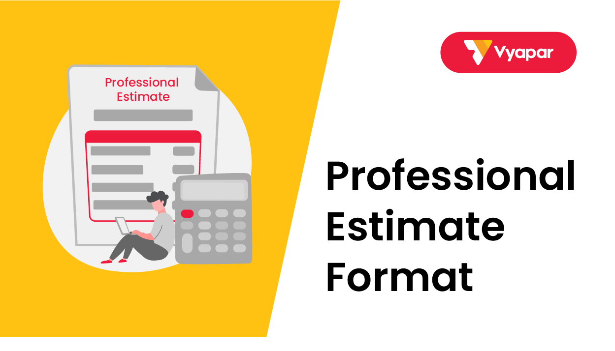 20+ Free Estimate Format / Template / App - Vyapar App