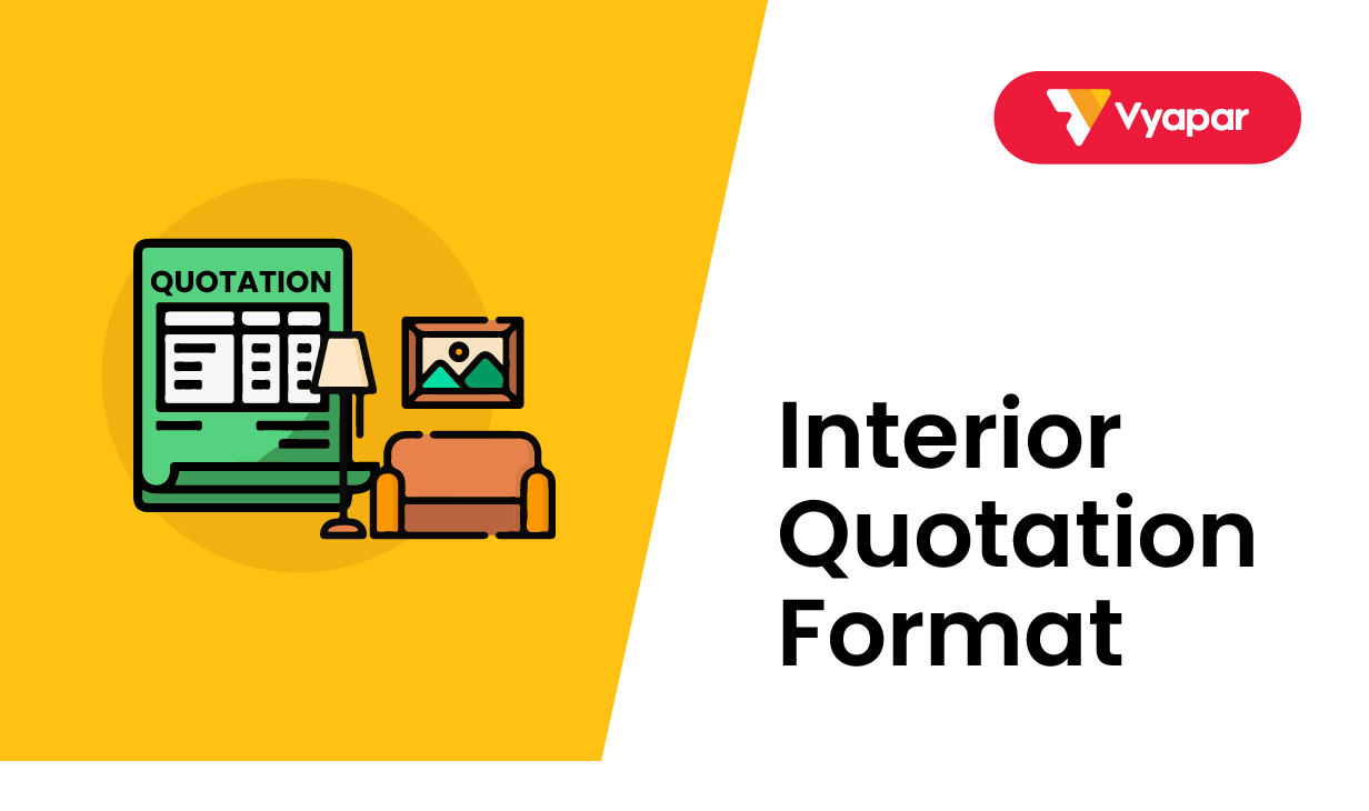 Interior Quotation Format (Free Download) - Vyapar App