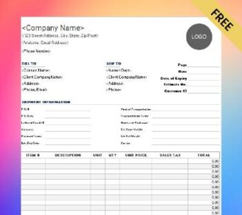Proforma Invoice Template Free Download - Vyapar App