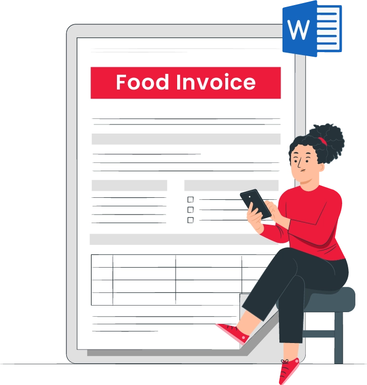 Bill Invoice Format in Word - Free Download