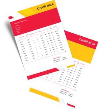 Manage Refunds and Returns in Excel with our Credit Note formats
