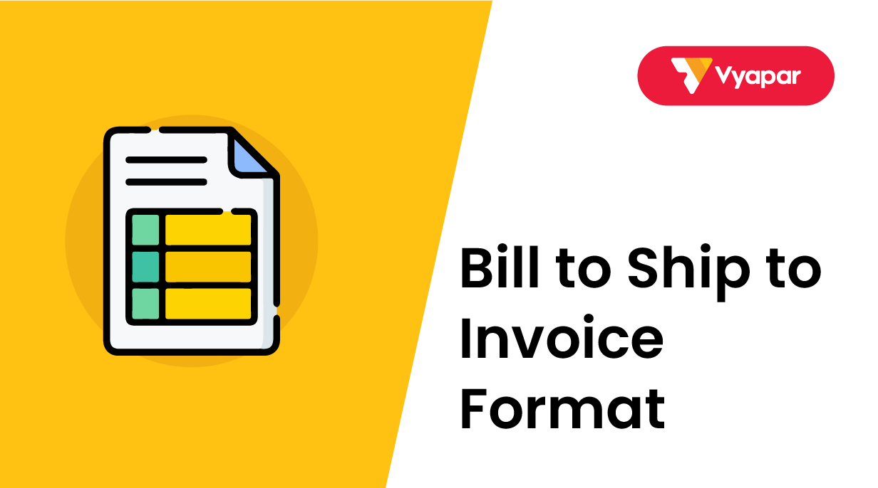 Bill to Ship to Invoice Format Free Download