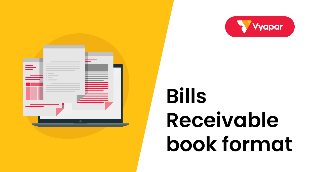 Bills Receivable Book Format | Excel, Word, PDF