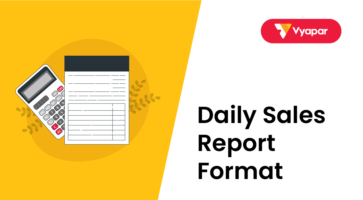 Daily Sales Report Format | App Free Download