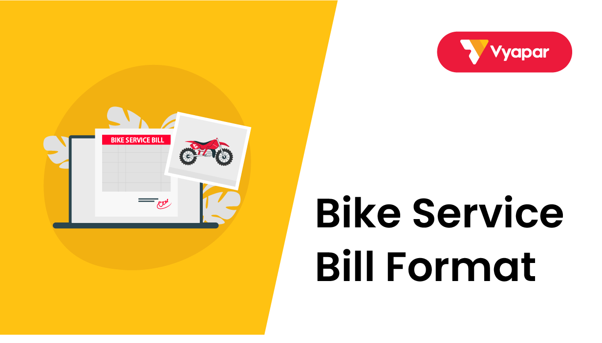 Bike Service Bill Format | Free Download