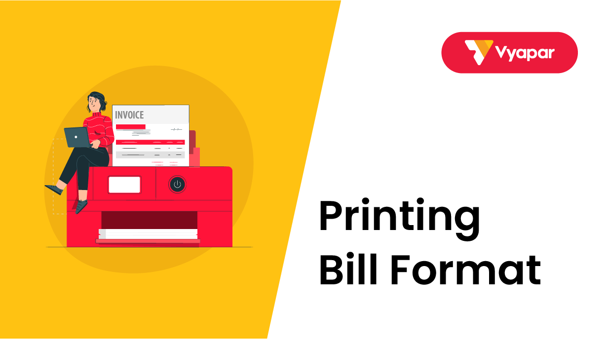 Printing Bill Format | Bill Printing App Free Download