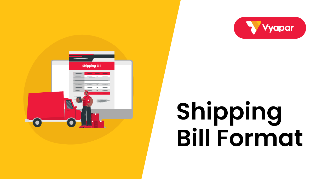 Shipping Bill Format Free Download