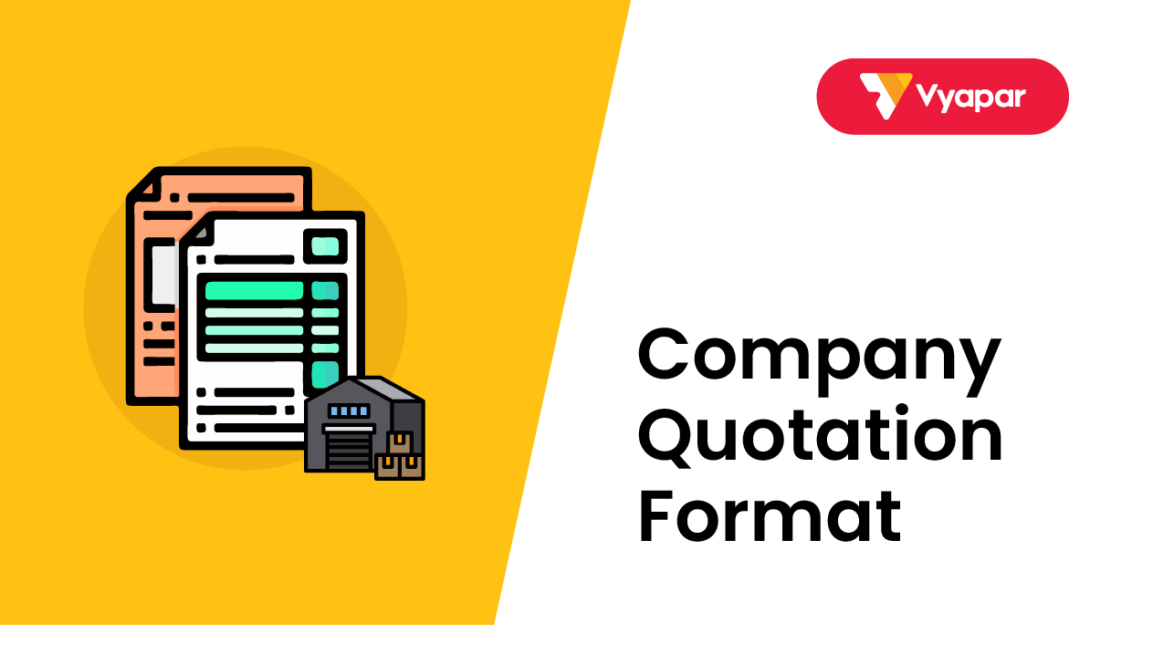 Company Quotation Format - Free Download