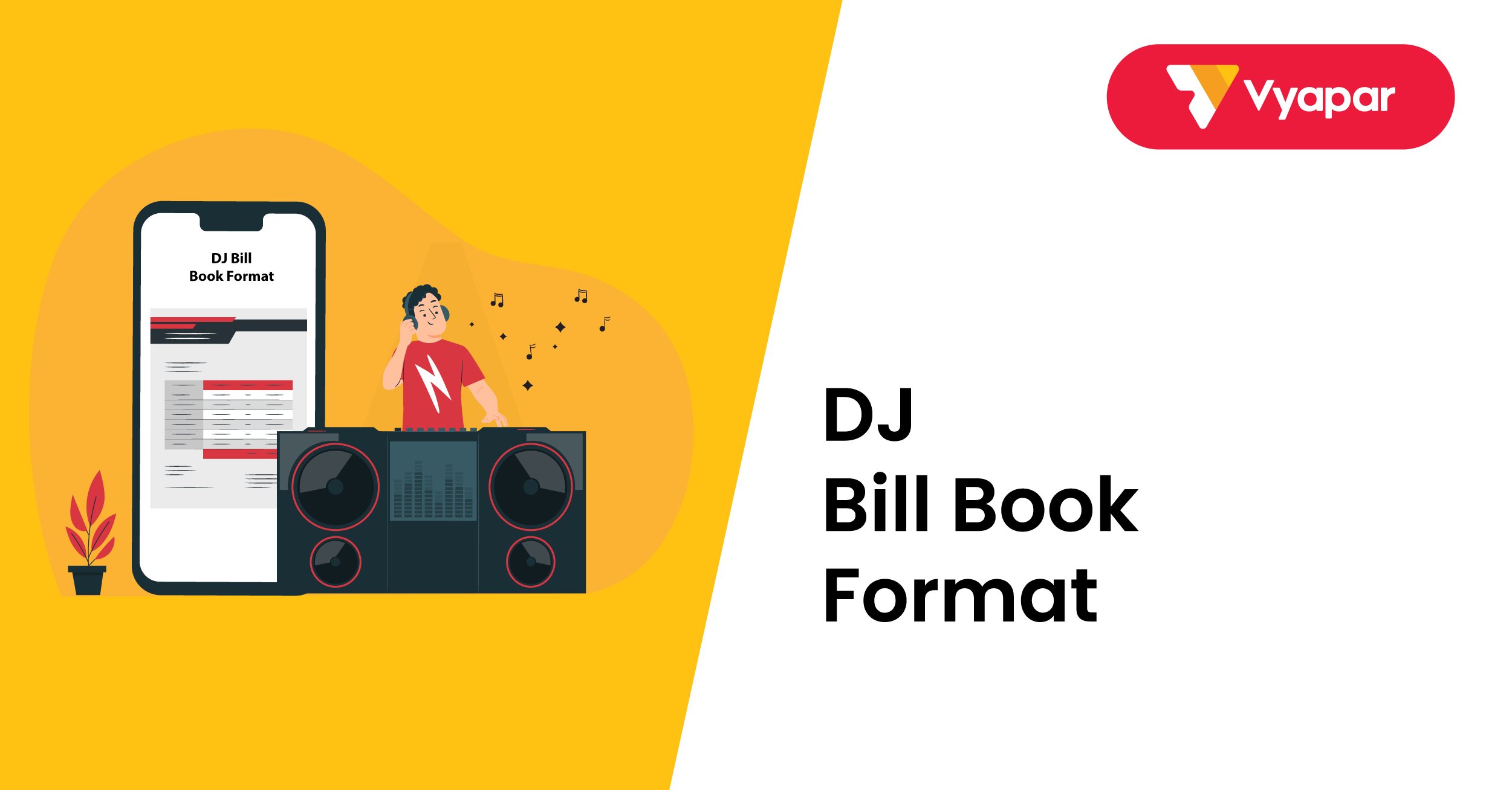DJ Bill Book Format - Free Download!