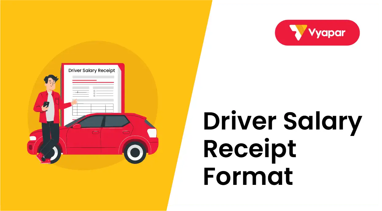Driver Salary Receipt Generator and Formats - Word | Excel | PDF