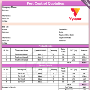 44+ Quotation Formats Free Download | Vyapar App