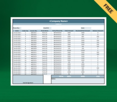 Sales Report Format in Excel Free Download