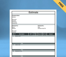 20+ Free Estimate Formats / Templates - Vyapar App