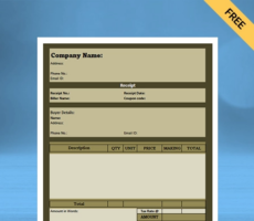 Jewelry Receipt Template Free Download