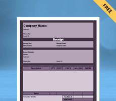 Jewelry Receipt Template Free Download