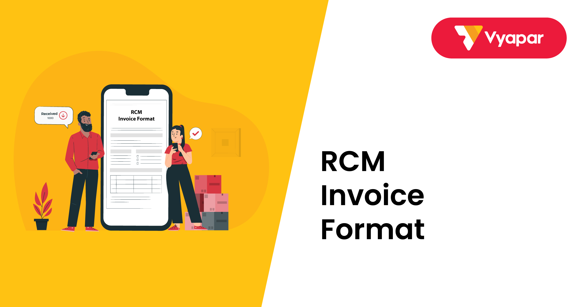 RCM Invoice Format - Free Download