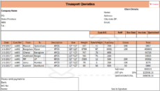 Transport Quotation Format (Free Download) - Vyapar App