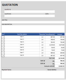 Computer Quotation Format (Free Download) - Vyapar App