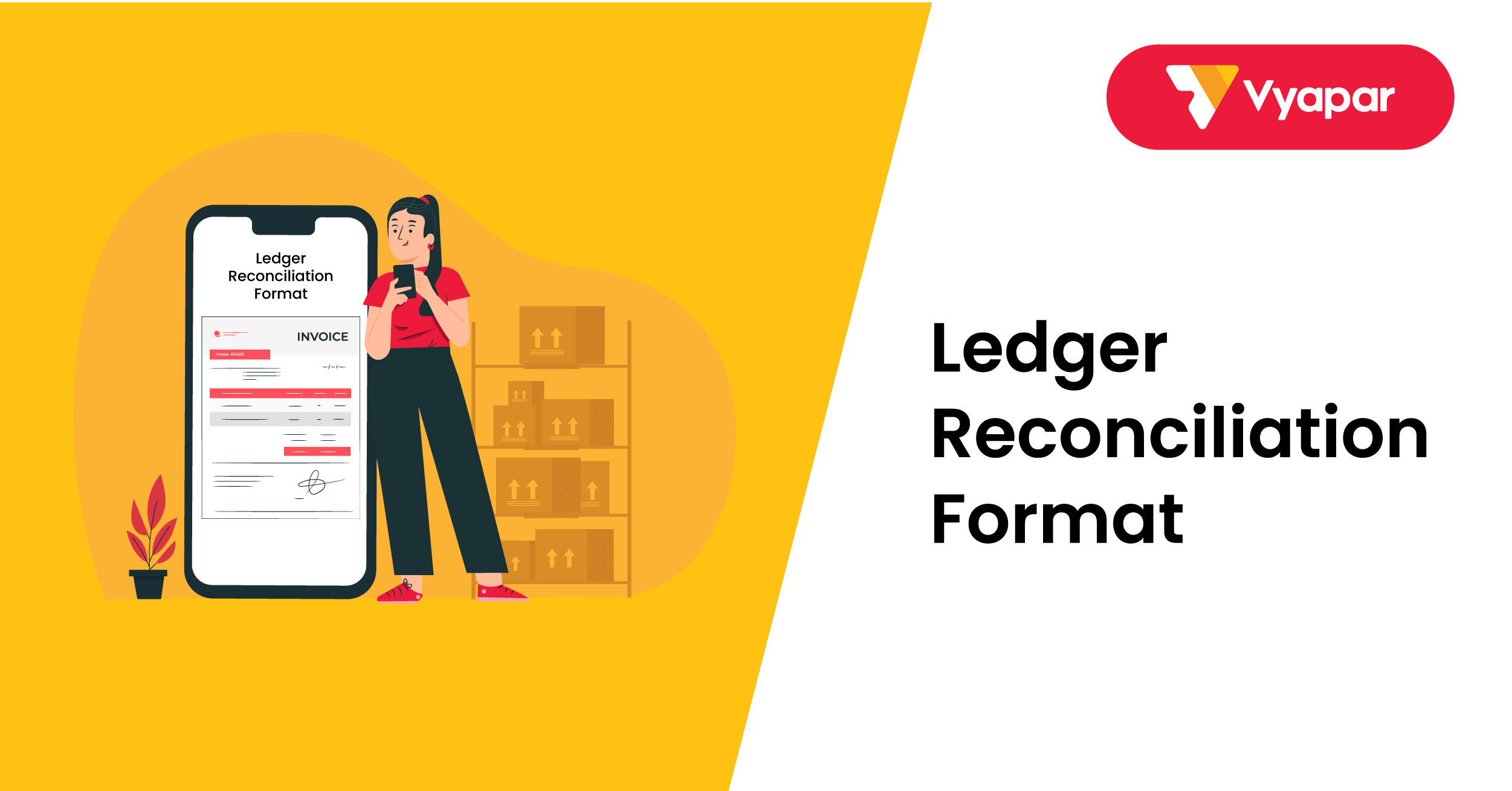 Ledger Reconciliation Format in Excel- Free 📕👉️ 📑