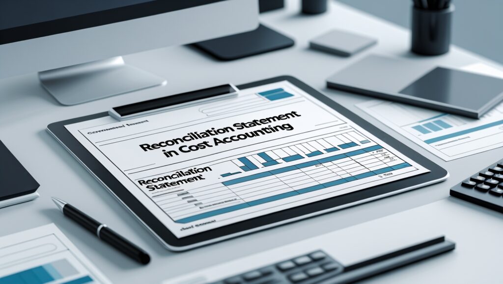 What Is Reconciliation Statement In Cost Accounting - Vyapar App