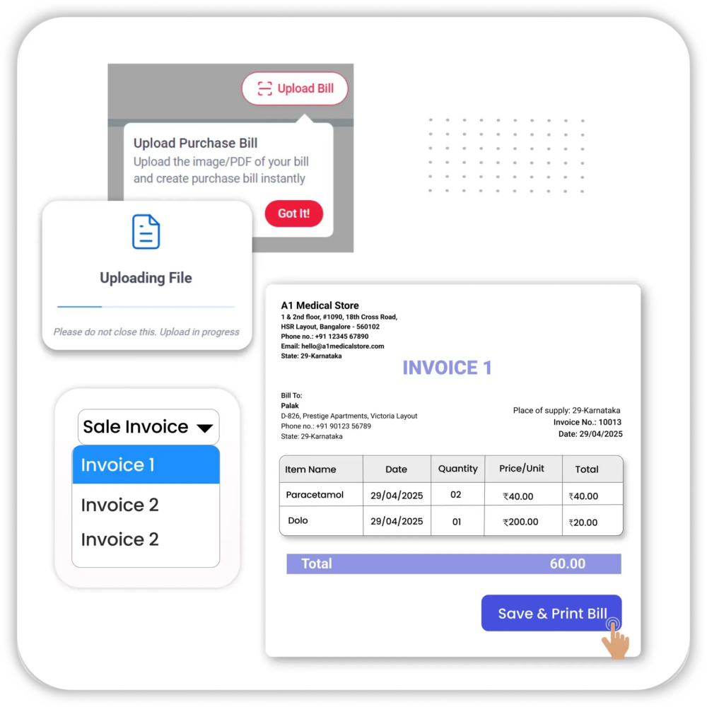 Medical Shop Billing Software App for Efficient Billing 🏥