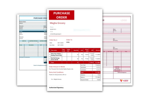 Free Purchase Order Format in Excel, Word & PDF