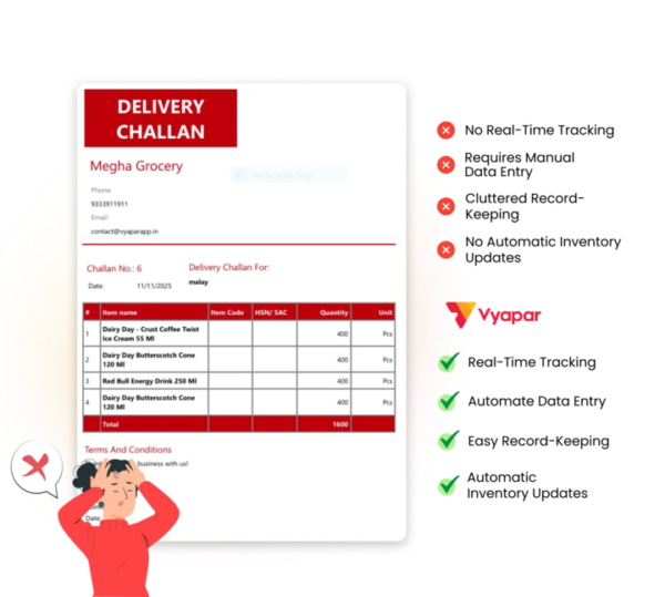 Delivery Challan Format in Excel, Word, PDF - Free Download
